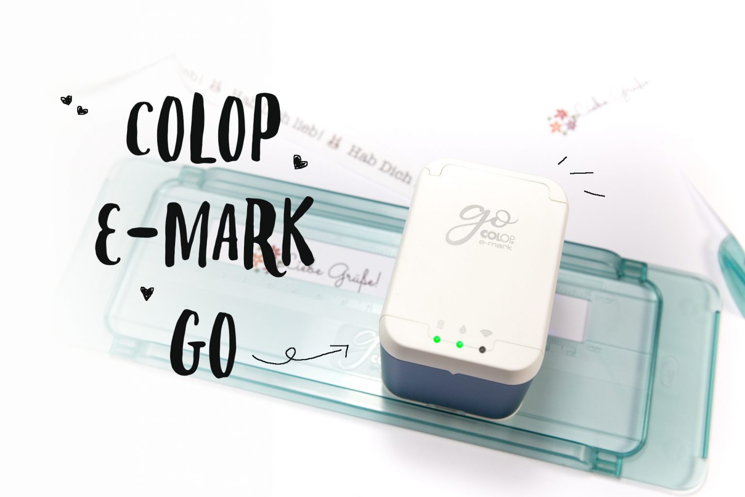 Bänder bedrucken mit dem Colop eMark go – kreativsüchtig.de